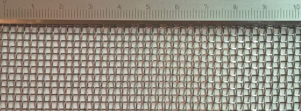 Drahtgewebe Shop Edelstahl Drahtgewebe mit 2 mm Maschenweite, 0,5 mm ...